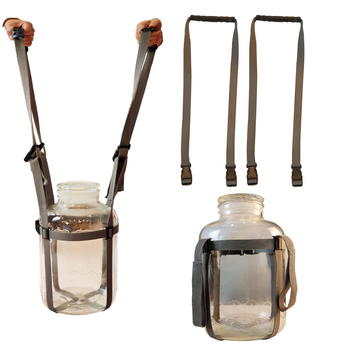 3 Gallon Glass Carboy Easy-Carry Straps – Water is Life Shop