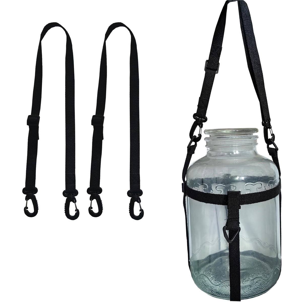 2 Gallon Glass Jar Easy-Carry Straps – Water is Life Shop