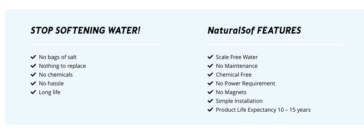 NaturalSof Catalytic Descaler – 3 Sizes – NS05 / NS1 / NS6 – NSF CERTI ...